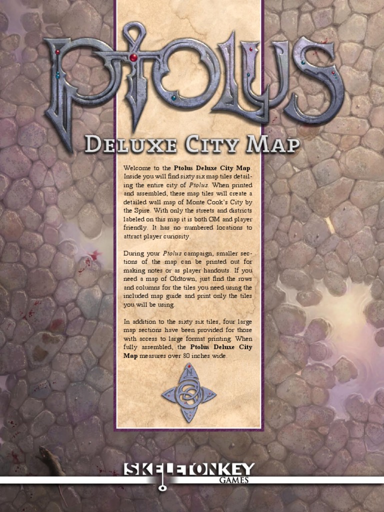 Ptolus Deluxe City Map | PDF | Communication Design | Graphic Design