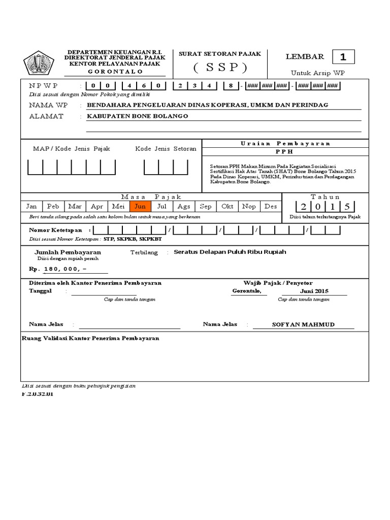 SSP PPH Makan Minum | PDF