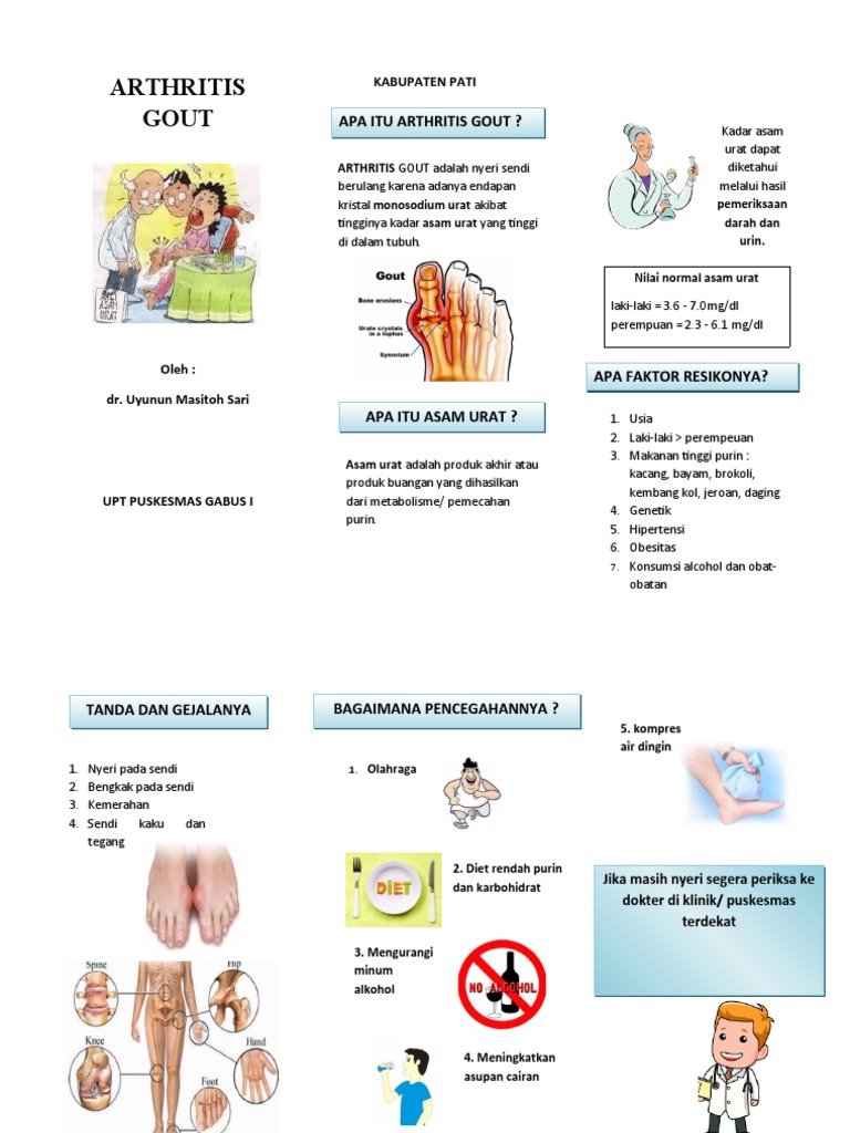 Leaflet Arthritis Gout | PDF
