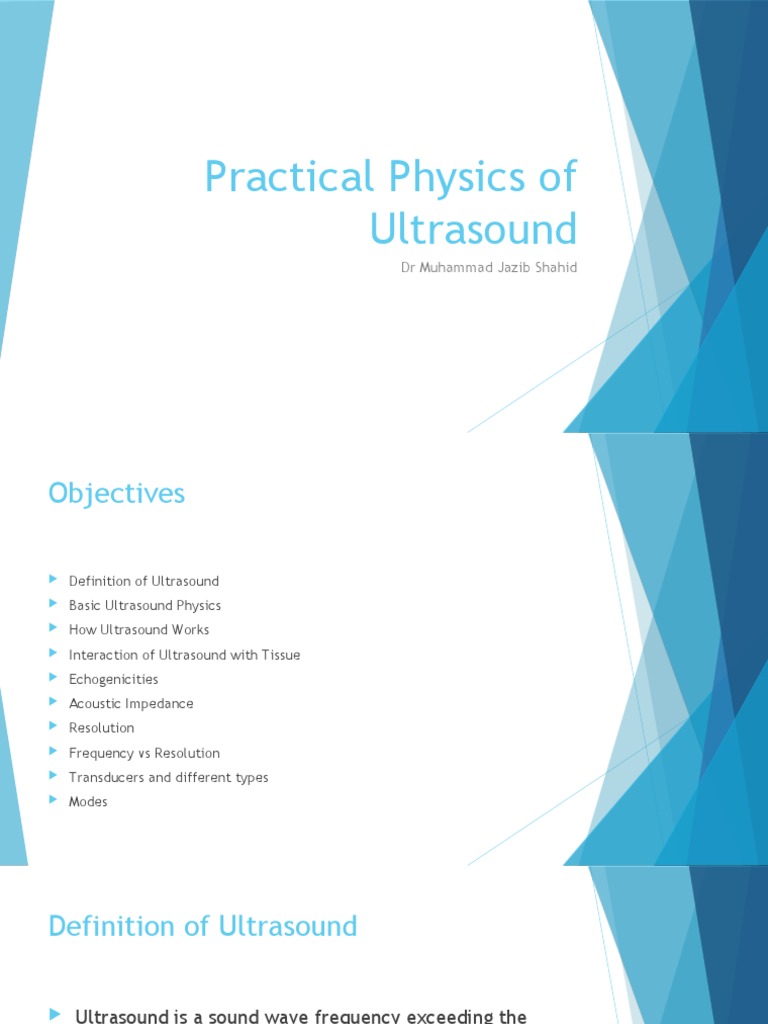 Practical Physics of Ultrasound | PDF | Medical Ultrasound | Ultrasound