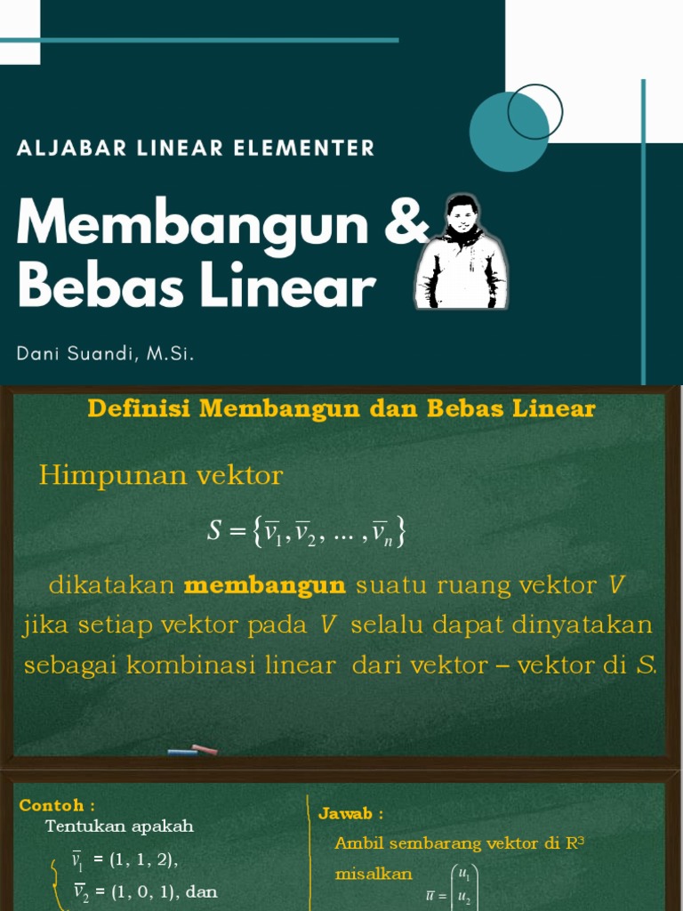 Membangun Dan Bebas Linear | PDF