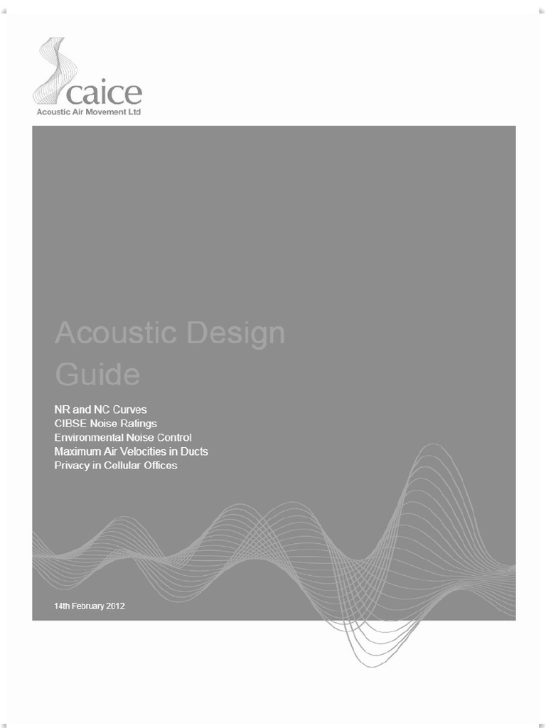 Acoustic Design Guide. NR and NC Curves.. | PDF
