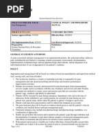 VHA Pain Management Policy Directive | PDF | Pain Management ...