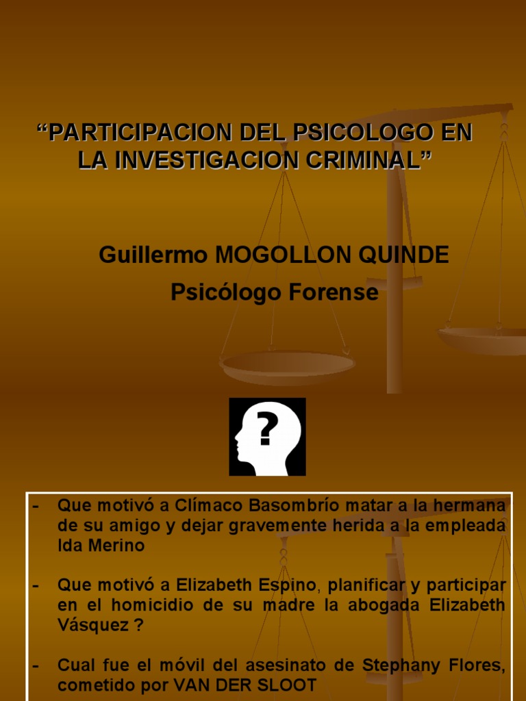 EXPO Psico Forense | PDF | Neurociencia | Ciencia forense