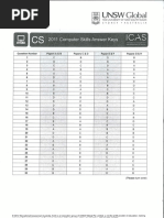 ICAS English 2013 Answer Keys | PDF
