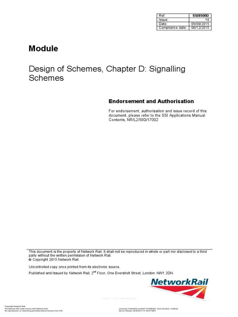 Design of Schemes, Chapter D: Signalling Schemes: Endorsement and ...