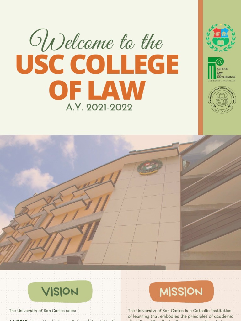 Welcome To The: Usc College of Law | PDF | Courage | Legal Education