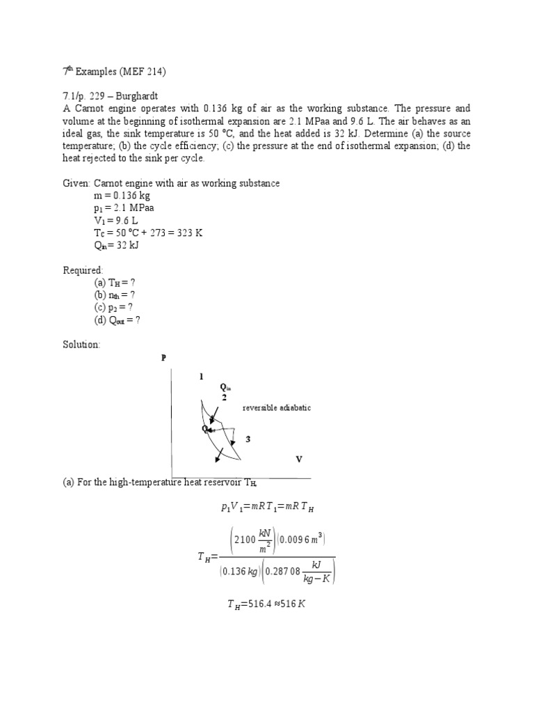7th Examples | PDF | Heat | Physical Quantities