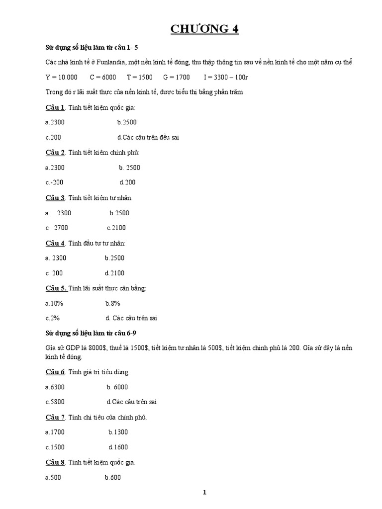 (123doc) - Trac-Nghiem-Kinh-Te-Vi-Mo-4 | PDF