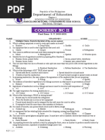 4th Quarter Exam in Cookery-9 | PDF | Custard | Desserts