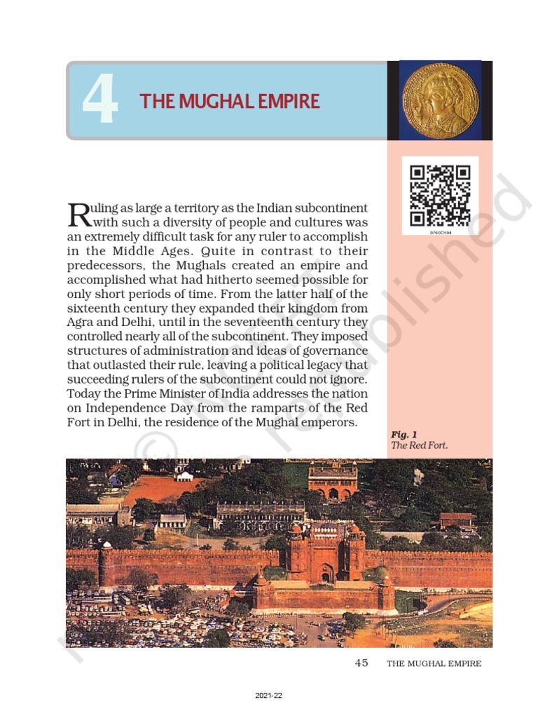 Class 7 Ncert History Chapter 4 and Supplementry 2 | PDF | Mughal Empire