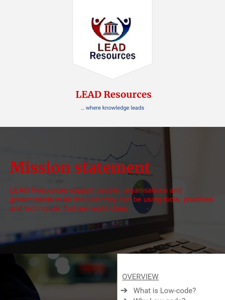 The Low Code Presentation | PDF | Software | Application Software