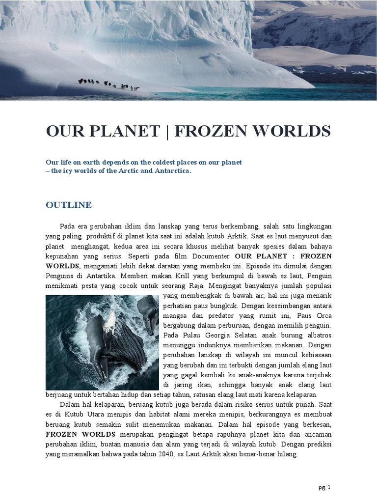 Our Planet - Frozen Worlds: Outline | PDF