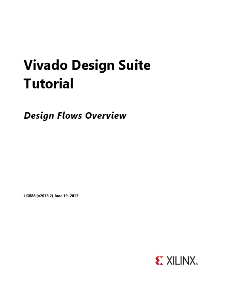 Vivado Design Flow | PDF | Computer File | Installation (Computer Programs)