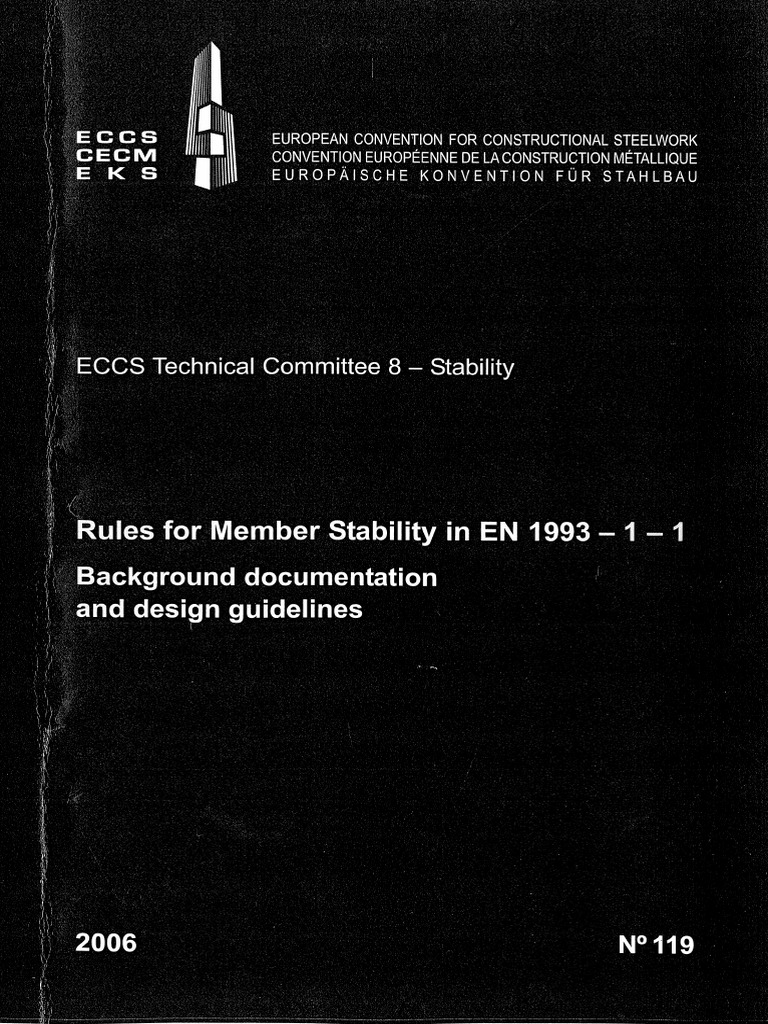 ECCS Rules For Member Stability in en 1993-1-1 | PDF