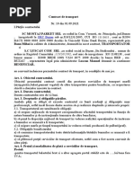 Model Comanda Transport | PDF