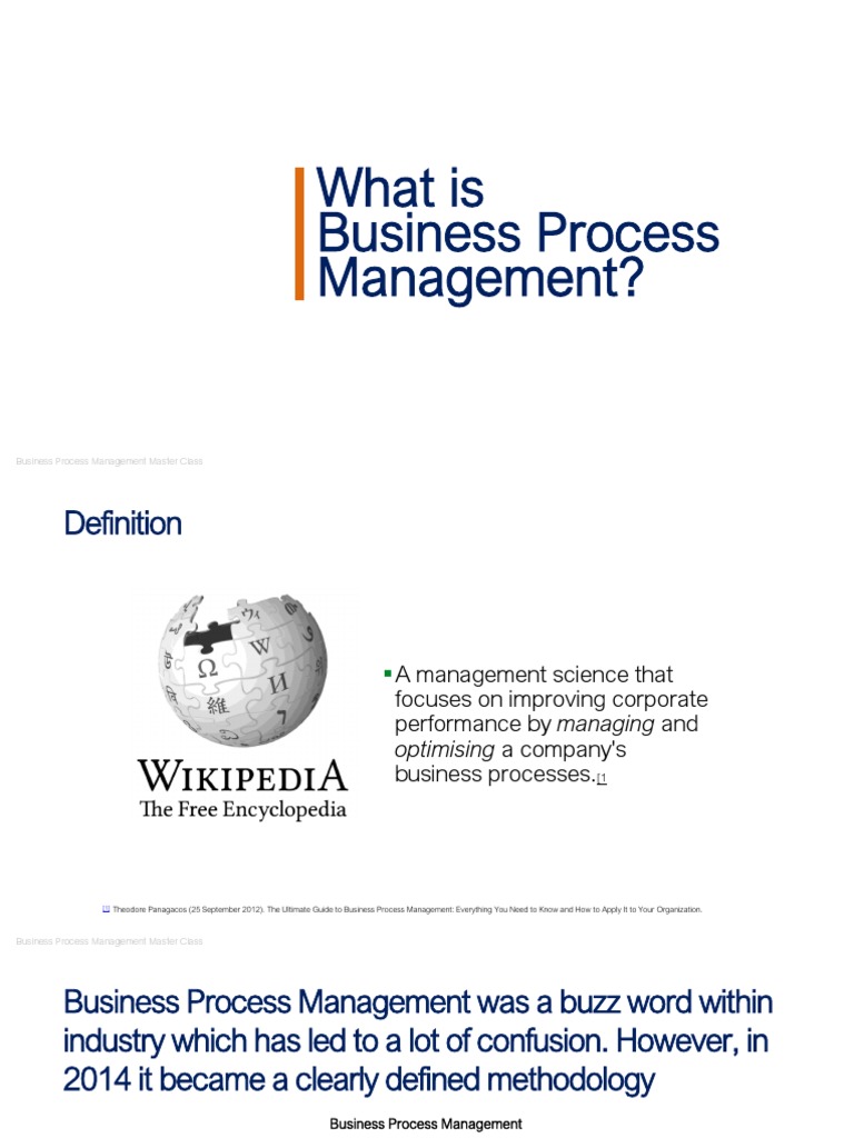 What Is Business Process Management? | PDF | Business Process ...