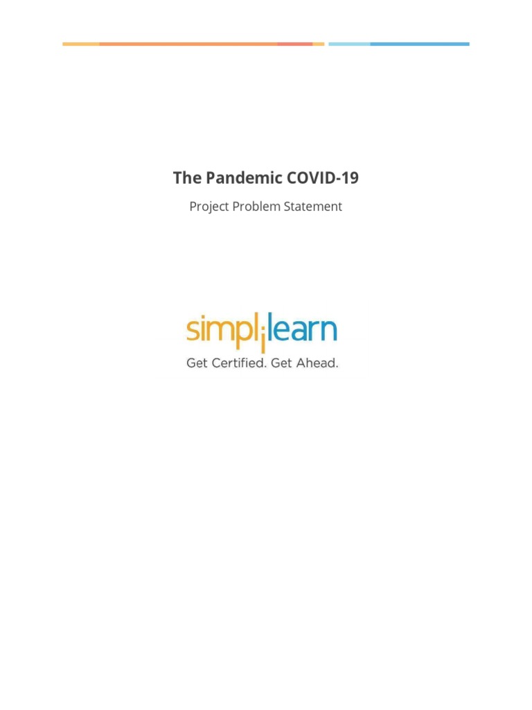 Project - The Pandemic COVID19 - Entire Project | PDF | Agile Software ...