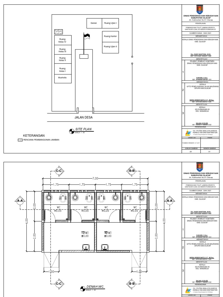 Gamabar Pemb Toilet SD Purwasari 05 | PDF