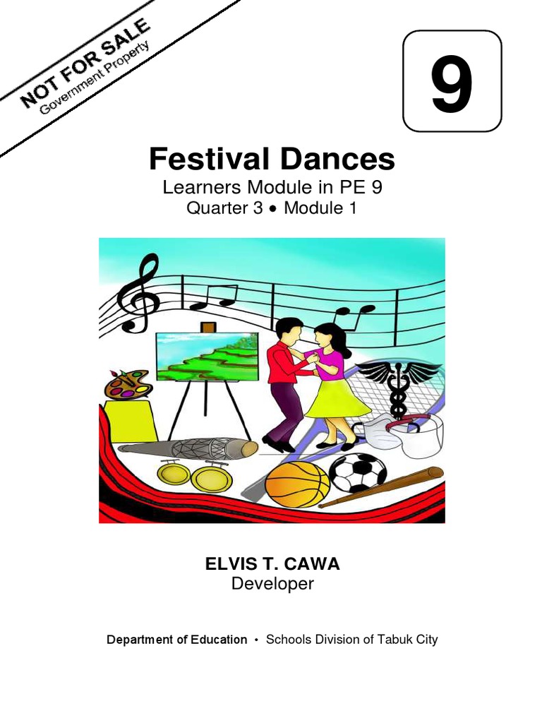 Festival Dances: Learners Module in PE 9 | PDF | Physical Fitness | Foot