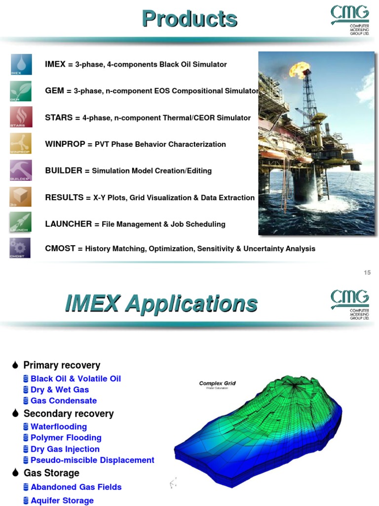 CMG Applications-Pages-15-21 | PDF | Enhanced Oil Recovery | Petroleum ...