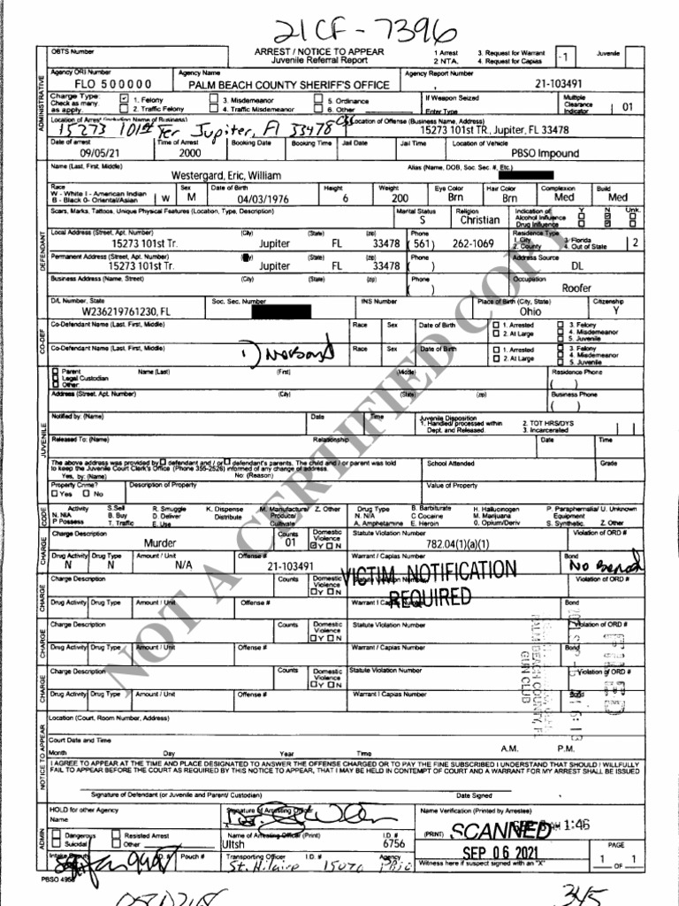 Eric Westergard Affidavit | PDF