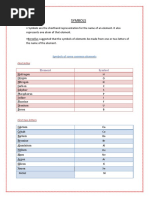 Latin Names and Symbols | PDF | Chemical Elements | Manganese