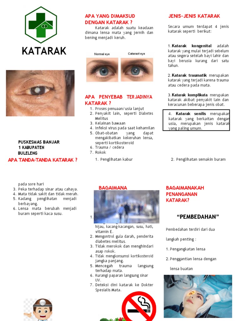 Leaflet Katarak | PDF
