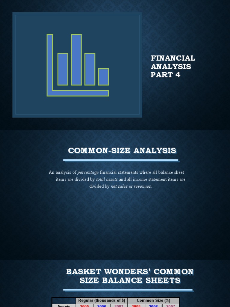 Financial Analysis Part 4 | PDF | Balance Sheet | Income Statement