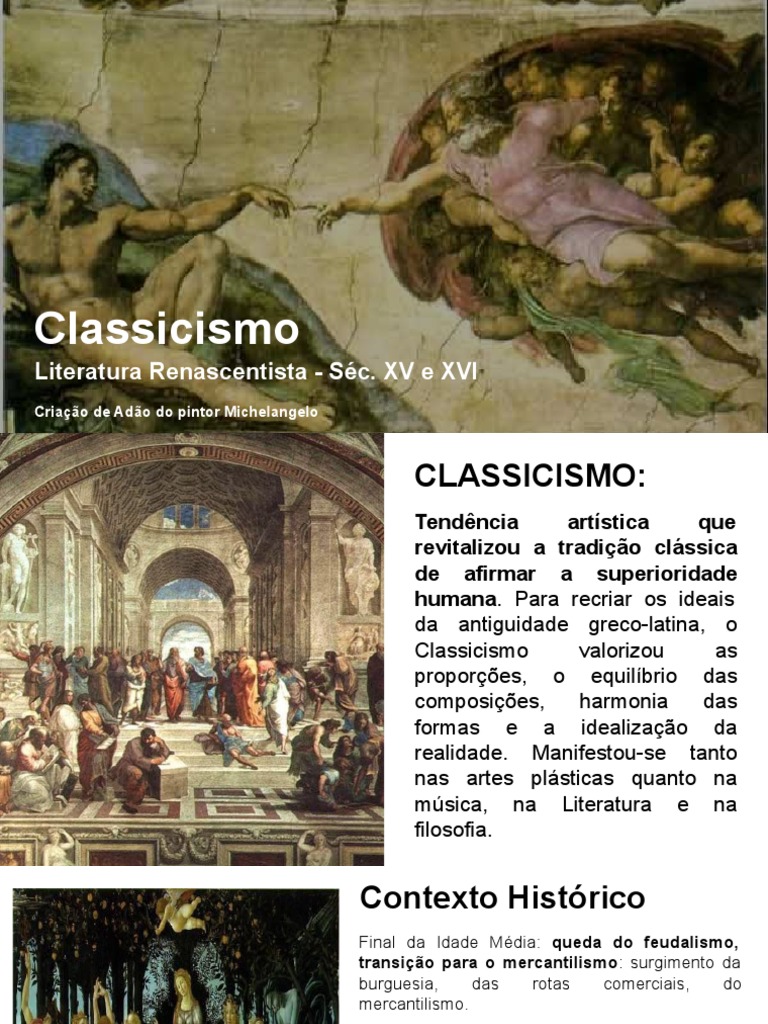 Classicismo e Quinhentismo | PDF | Renascimento | Amor
