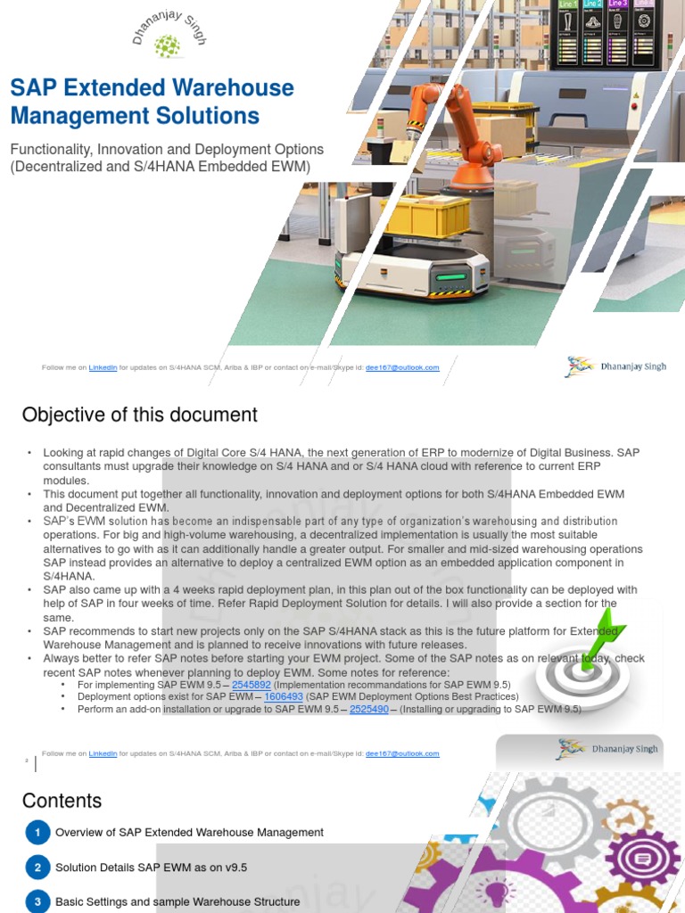 An In-Depth Look at SAP Extended Warehouse Management Solutions ...