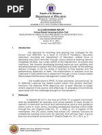 Narrative Report On Slac | PDF | Reading Comprehension | Facilitator