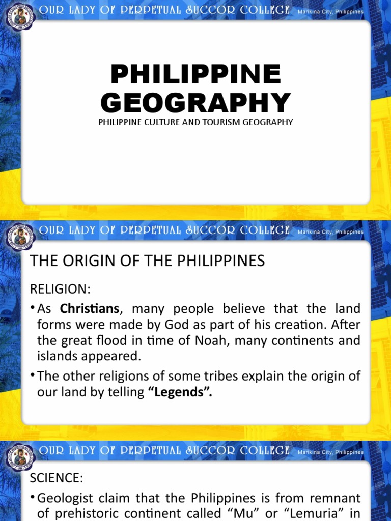 Philippine Culture and Geography Overview | PDF | Philippines | Luzon