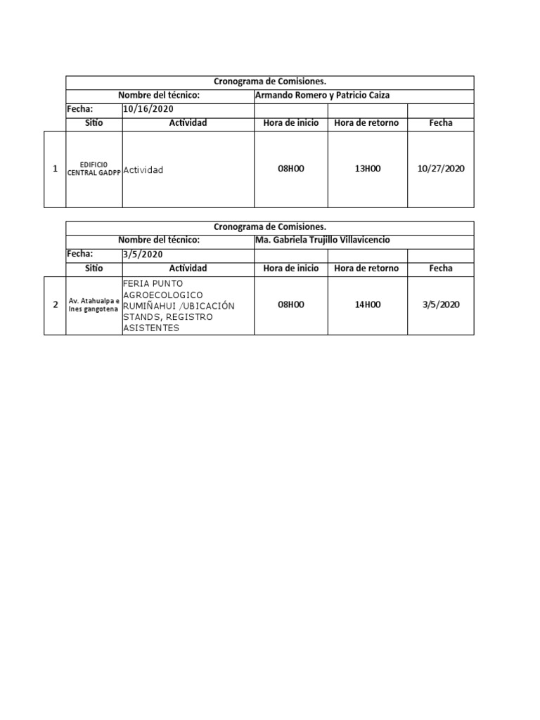 Formato de Comisiones | PDF | Finanzas y dinero