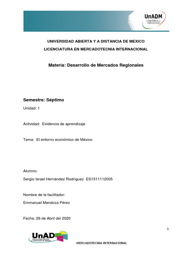 Idmr U1 Ea Sehr | PDF | Tratado de Libre Comercio Norteamericano ... Idmr U1 Ea Sehr | PDF | Tratado de Libre Comercio Norteamericano ...