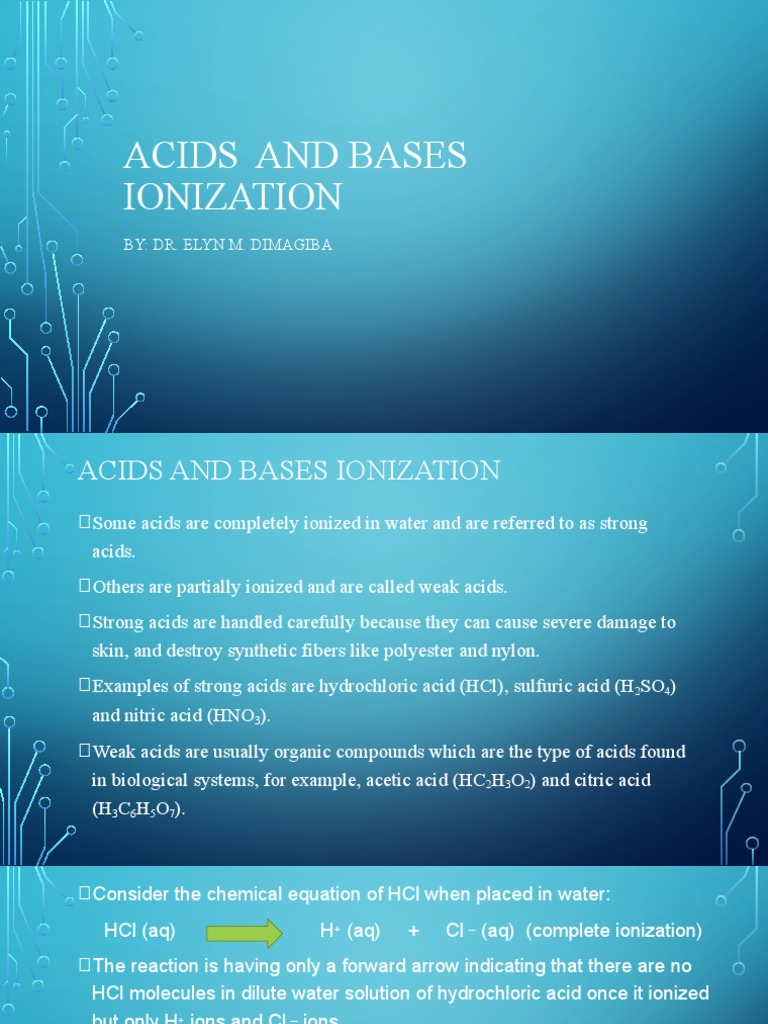 Chapter 1 - Continuation1 | PDF | Acid | Salt (Chemistry)