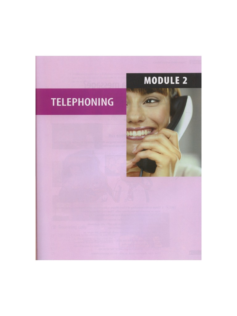 English For Business Communication SB Module 2 | PDF | Telephone ...