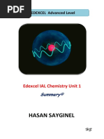 Unit 1 Chemistry IAL EDEXCEL 2024 Jan Paper | PDF | Molecules | Iodine