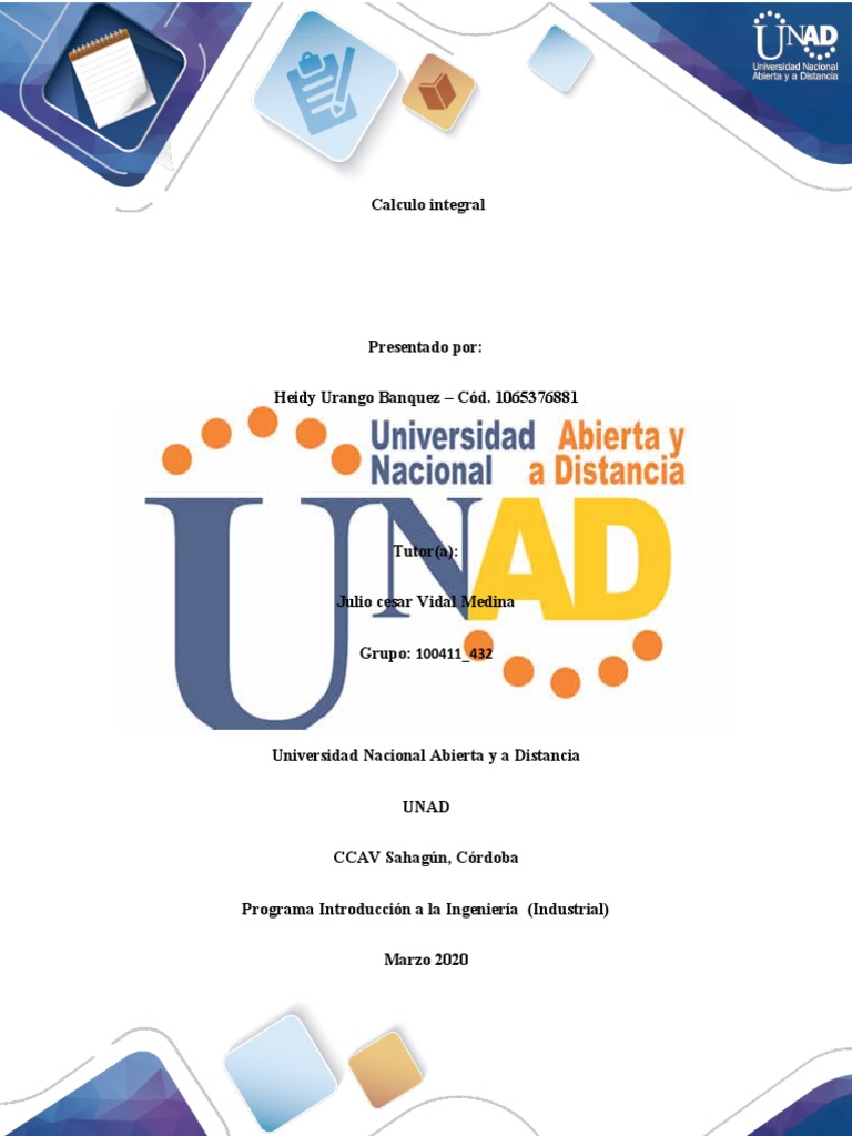 Taea3 Calculointegral Heidyp | PDF | Integral | Objetos matemáticos