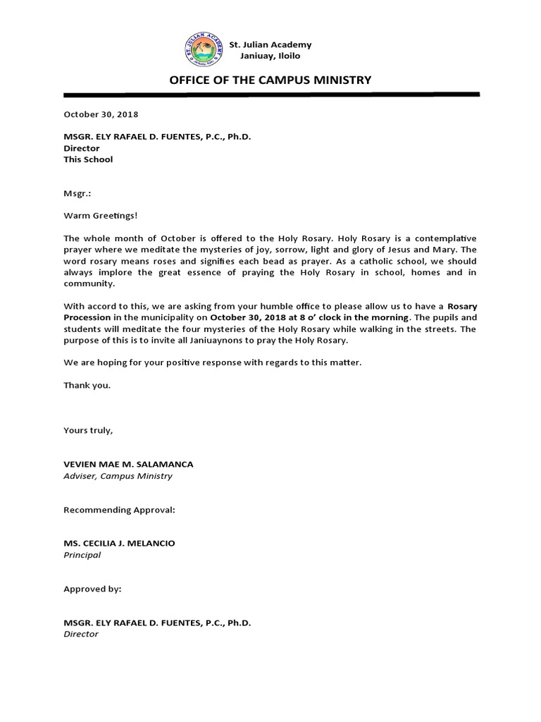 Campus Ministry Culminating Activity | PDF