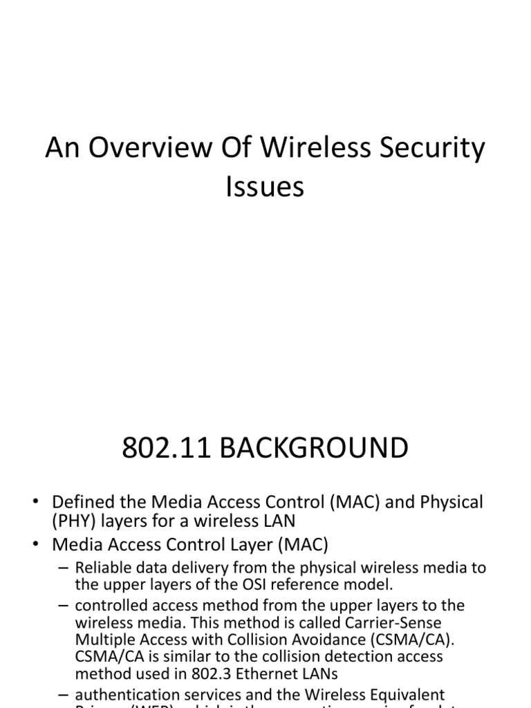 20-Security Issues in Wireless Networks-27-Apr-2021Material I 27-Apr ...