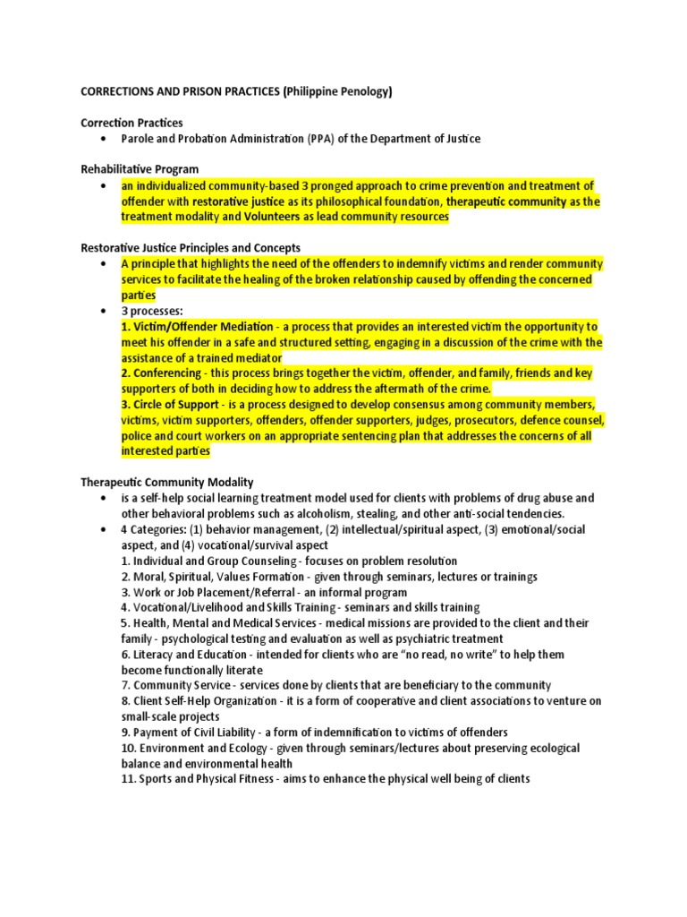 Correctiosn and Prison Practices | PDF | Restorative Justice | Prison