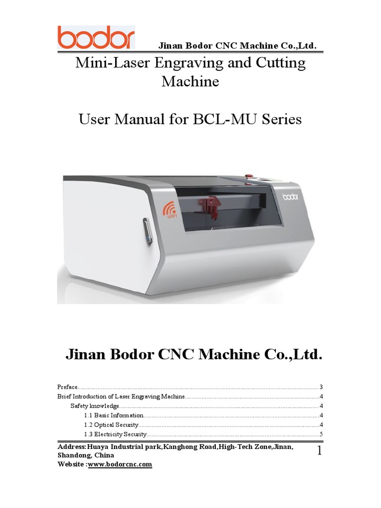 BCL MUser Manual Bodor Laser 4 | PDF | Numerical Control | Laser