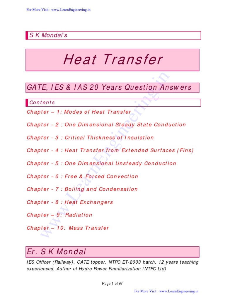 Heat Transfer - by LearnEngineering - in | PDF | Thermal Conduction ...