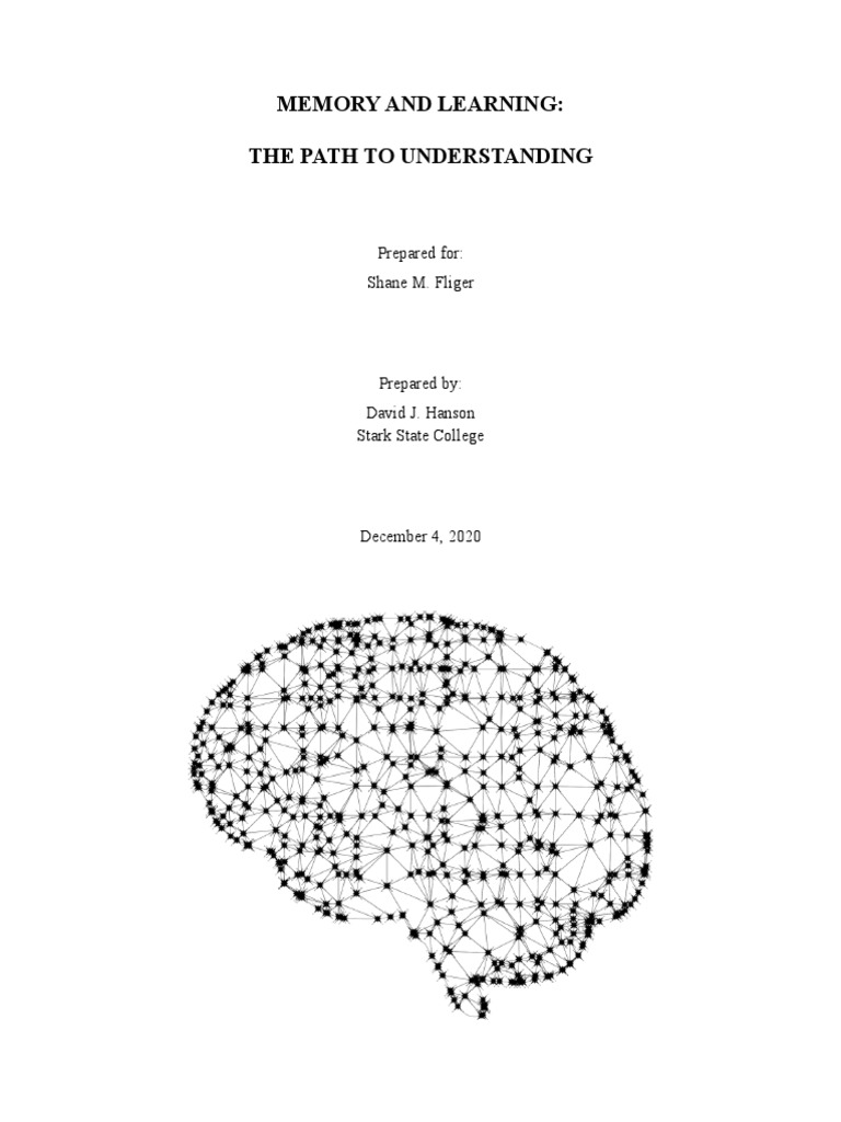 Memory and Learning: The Path To Understanding | PDF | Memory ...