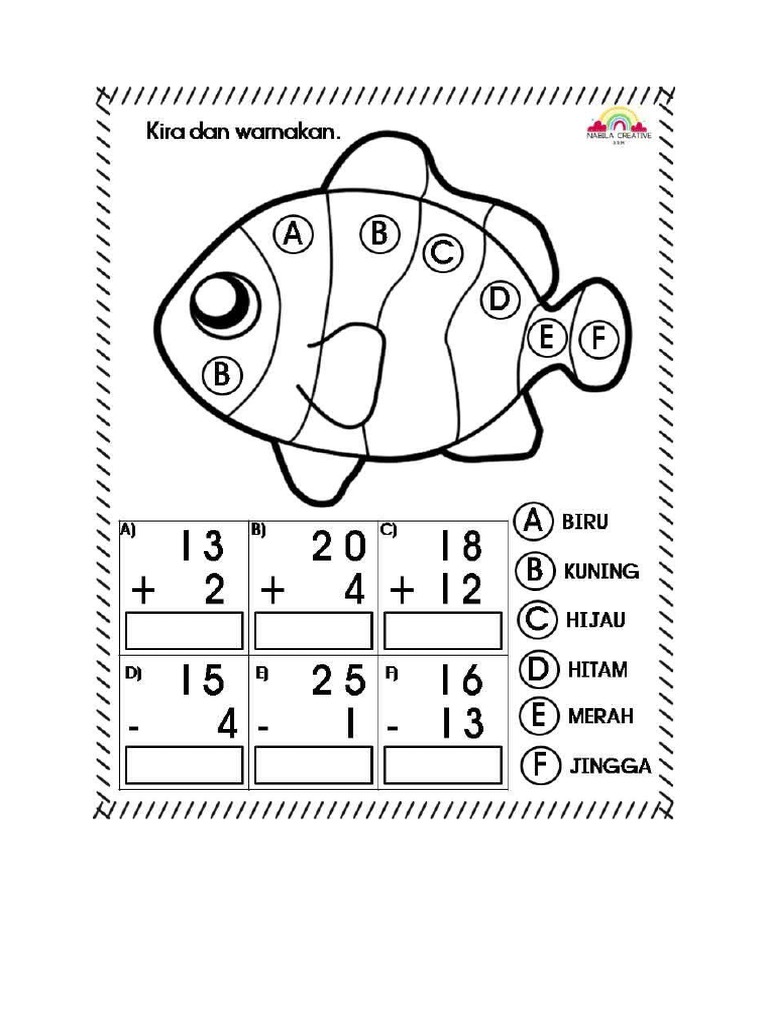 Kira Dan Warnakan - Operasi Tambah | PDF