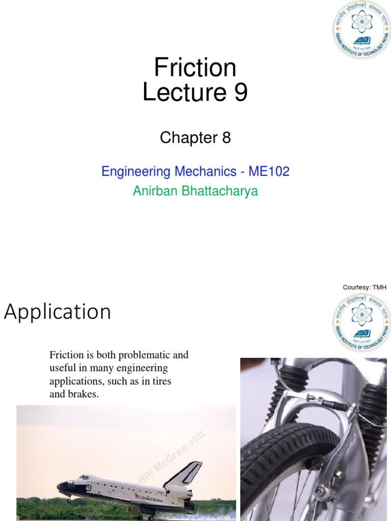 Friction: Engineering Mechanics - ME102 | PDF | Friction | Force