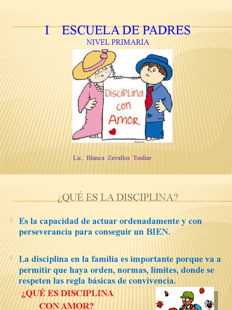 Disciplina Con Amor Pdf Disciplinas Amor