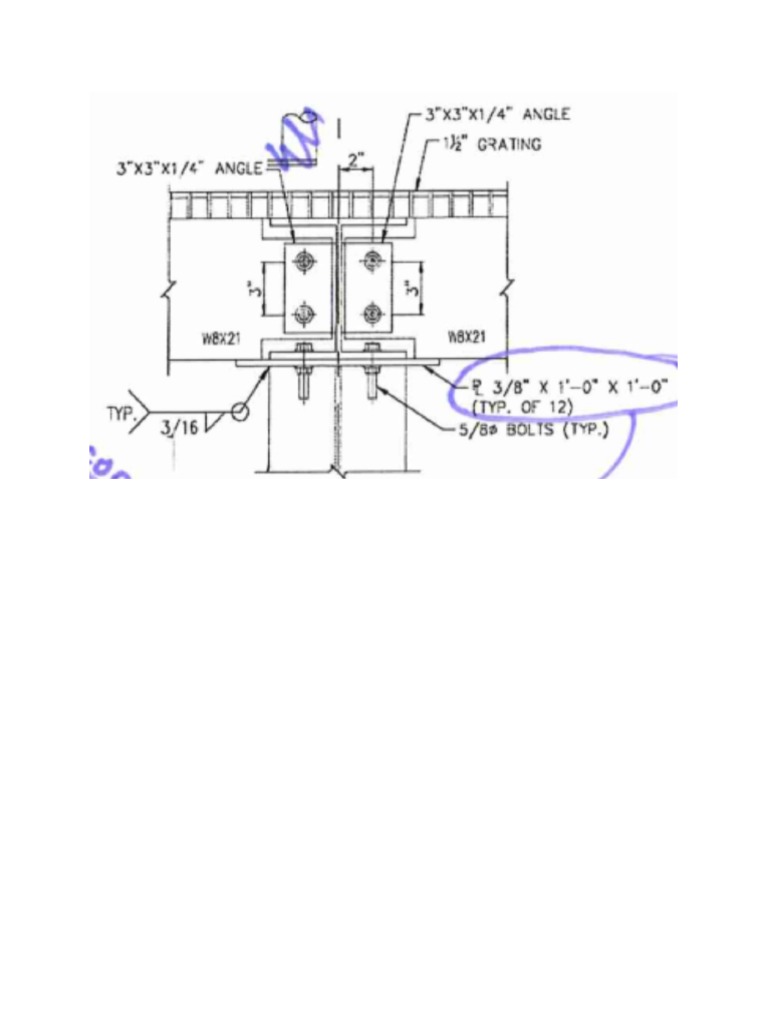 Beam - Column Connection For 7 Ton Monorail | PDF