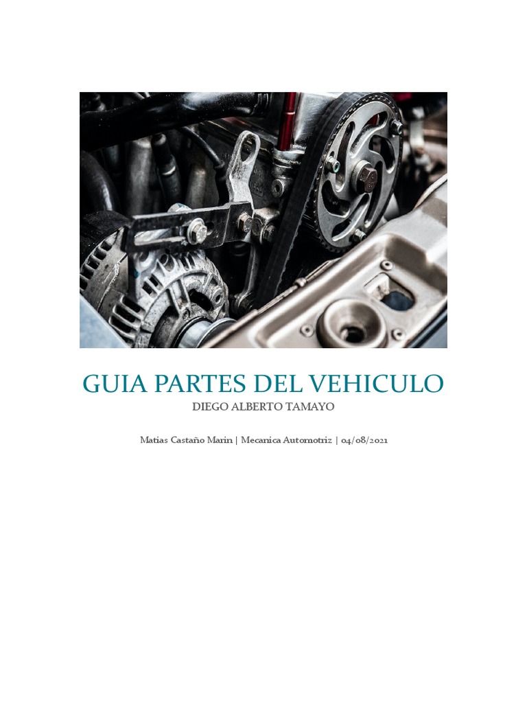 Anatomía de un Vehículo: Guía Esencial | PDF | Tecnología
